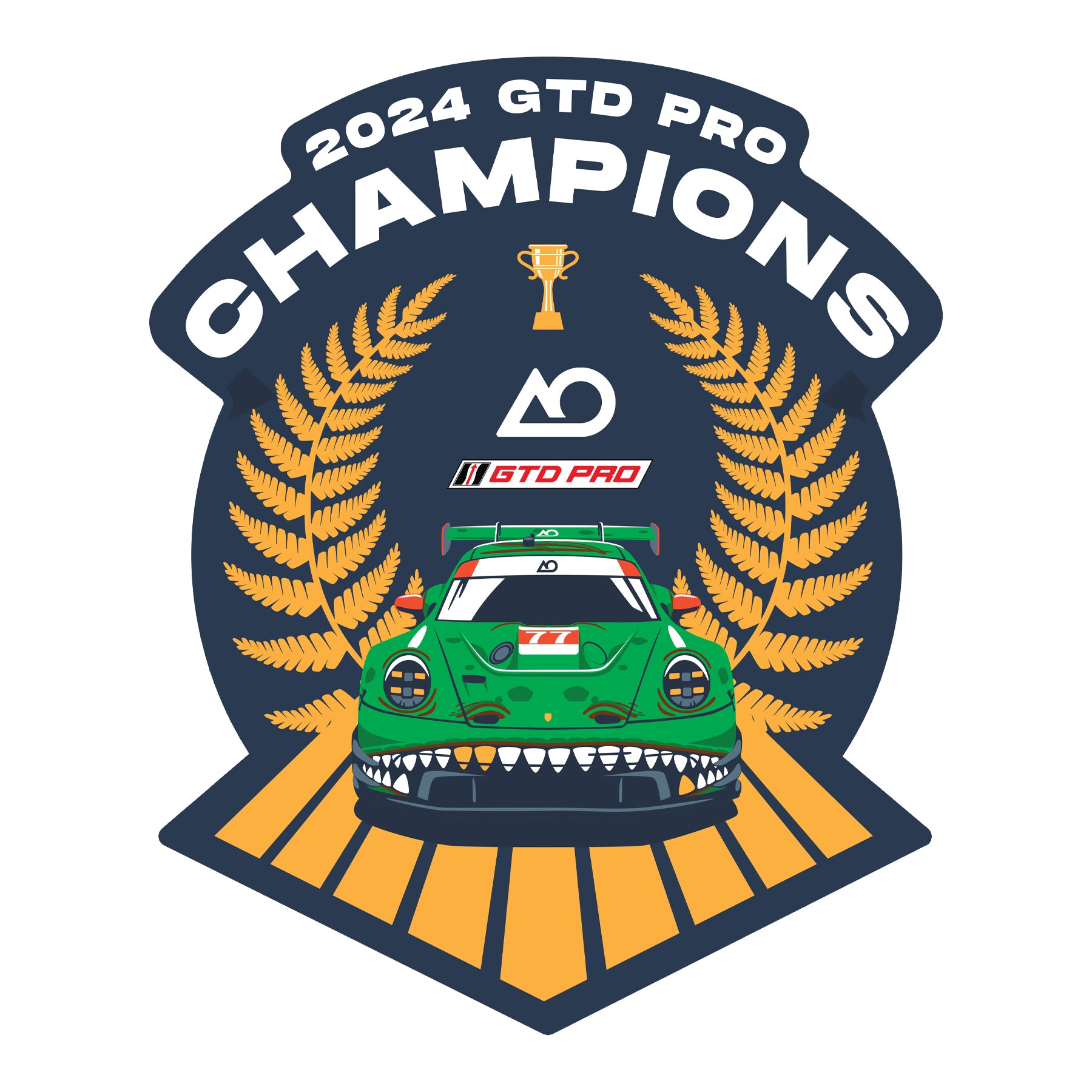 2024 GTD Pro Champions Sticker - AO Racing